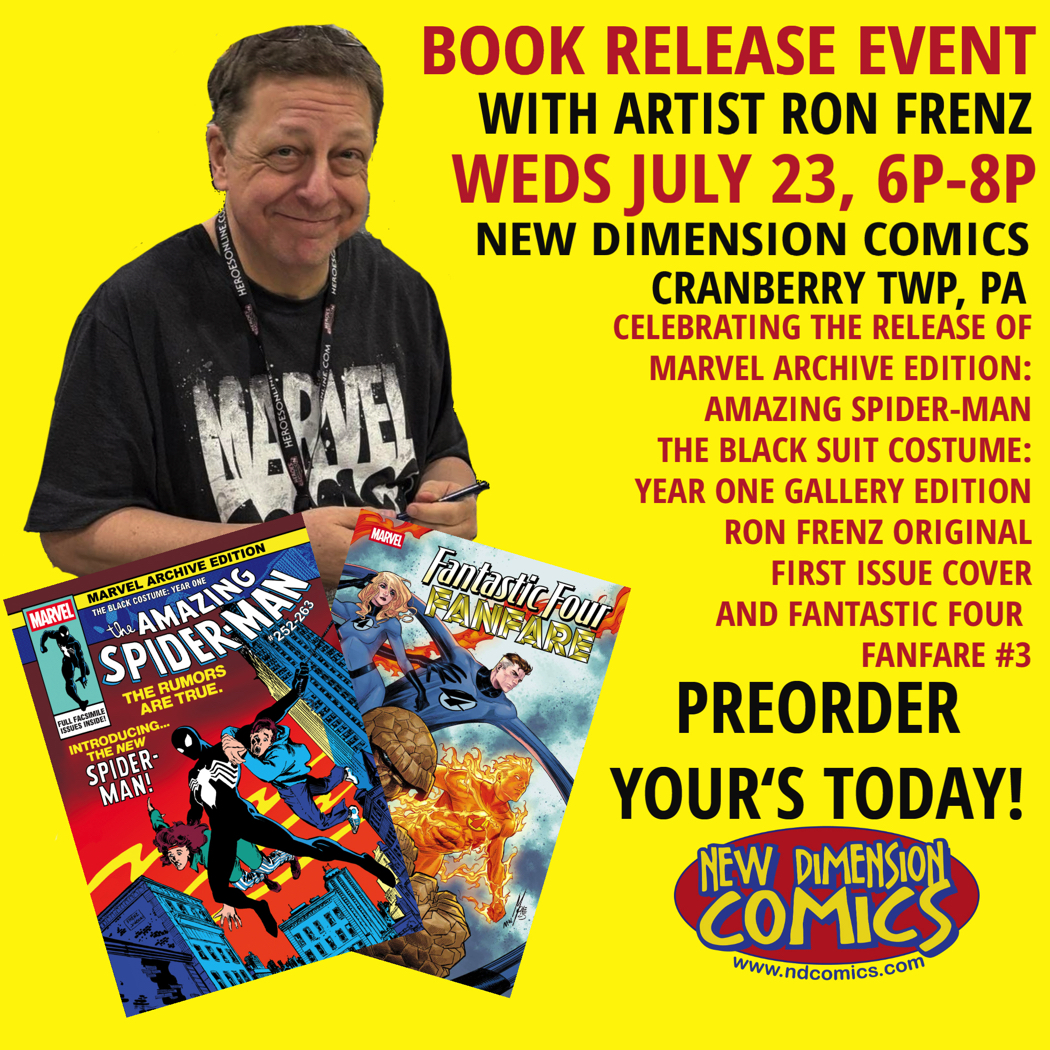 Ron Frenz Signing Event – Marvel Archive Edition & Fantastic Four ...